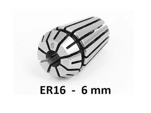 Stezna caura ER16 - 6mm - Elasticna caura