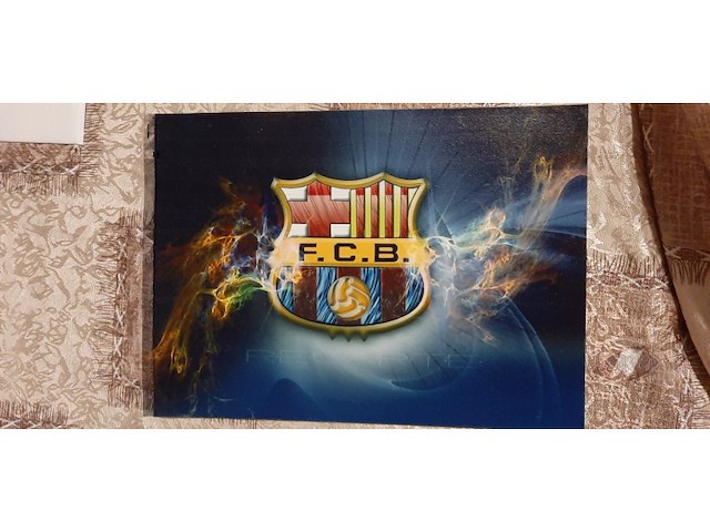 Slika za tortu FC Barselona fondan papir