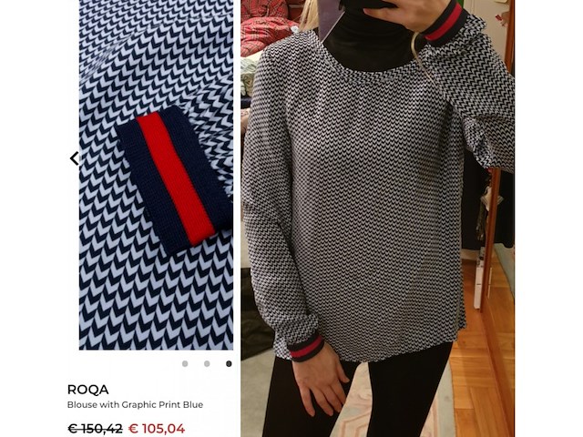 ROQA - bluza - vrh model i materijal