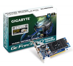 Grafička kartica Gigabyte VGA NVD 210, 512MB, PCI-E, DDR2, 64bit, GV-N210OC-512I