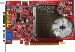 Grafička kartca GIGABYTE nVidia NX8500GT, 256MB, GDDR3, PCI-E 16x, DVI, GV-NX85T256HP
