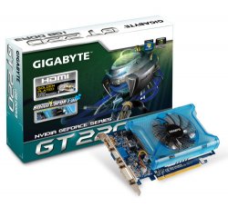 Grafička kartica Gigabyte VGA NVD GT220, 1GB, 128 bit, ATX, PCI-E 2.0, D-SUB, DVI, GV-N220OC-1GI
