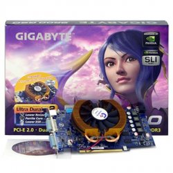 Grafička kartca GIGABYTE nVidia NX9600GSO, 384MB, GDDR3, PCI-E 16x, Dual DVI, GV-NX96G384H
