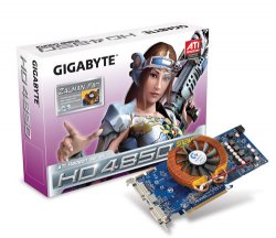 Grafička kartica GIGABYTE VGA ATI RX4850 512MB DDR3 PCI-e 256b DVI TV-OUT, GV-R485ZL-512H