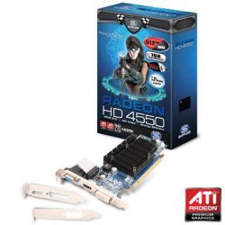 Grafička kartica SAPPHIRE ATI VGA HD4550 1G HM PCI-E HDMI, DVI-I, VGA W, 512M DDR3 VRAM (ROHS) BULK, 11141-06-10R