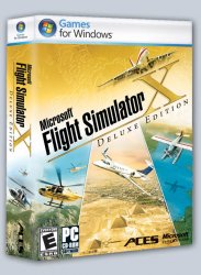 Flight Simulator X Deluxe Win32 DVD FPP, 9AM-00033