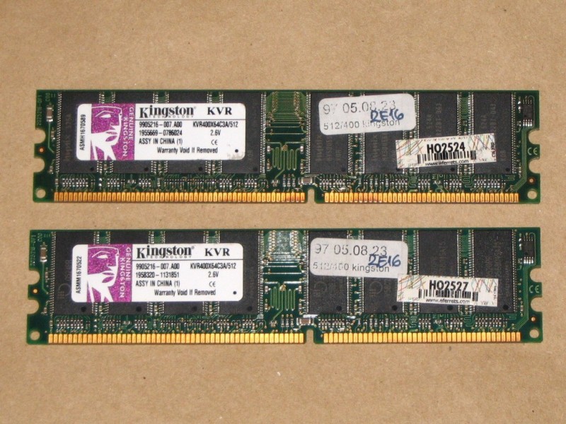 Kingston memorija DDR1 2G (4x512MB)
