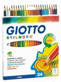Drvene boje (24 boje) Giotto Stilnovo Fila 2566 blister
