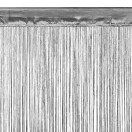 Končasta zavesa NISSER 90x245 srebrno siva