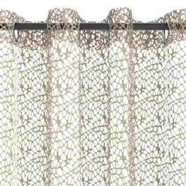 Zavesa LURO 1x140x245 paukova mreža boja peska