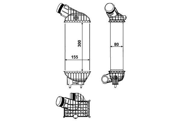 Hladnjak vazduha 5712J8-2 - CITROEN C4, 10-