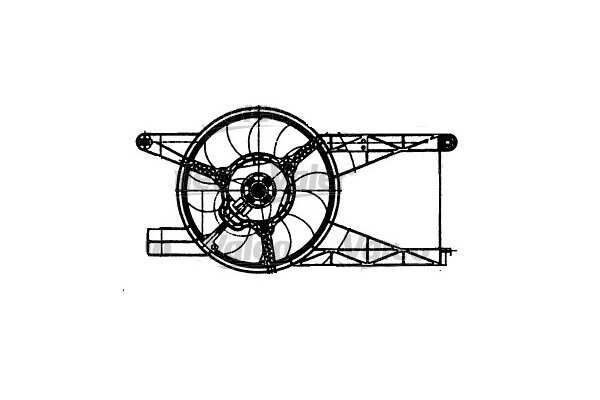 Ventilator hladnjaka 321023W7 - Ford Fiesta 99-02