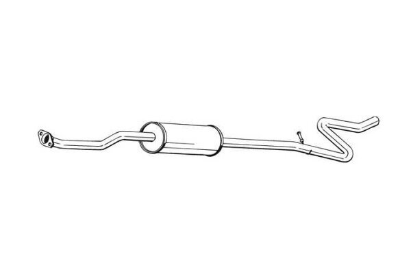 Auspuh Citroen C3 02-12, srednji lonac