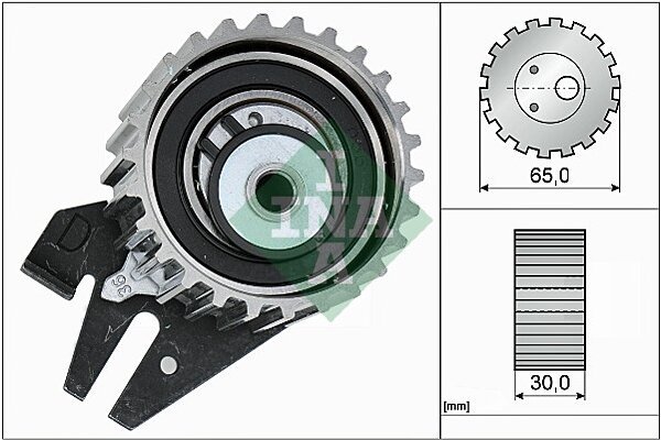 Komplet zupčastog kaiša (zatezač) 531084410 - Opel Astra 04-15