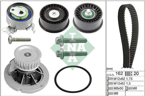 Komplet zupčastog kaiša (+ pumpa za vodu) 530044130 - Opel Zafira 99-11