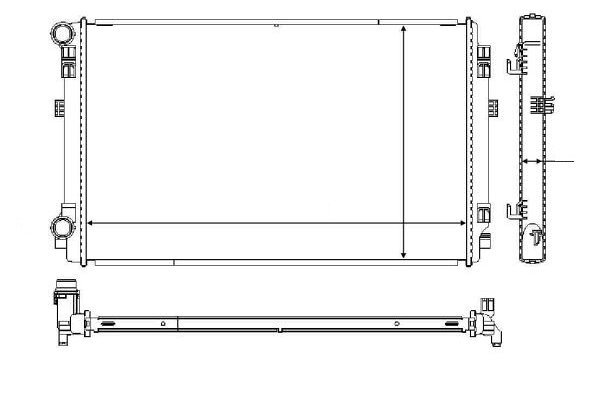 Hladnjak vode 13C108-1 - Audi A3 12-