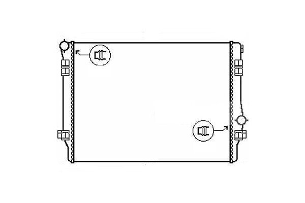 Hladnjak vode 67C108-1 - Audi A3 12-