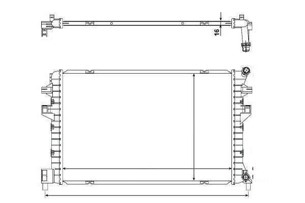 Hladnjak vode 13C108-3 - Audi A3 12-