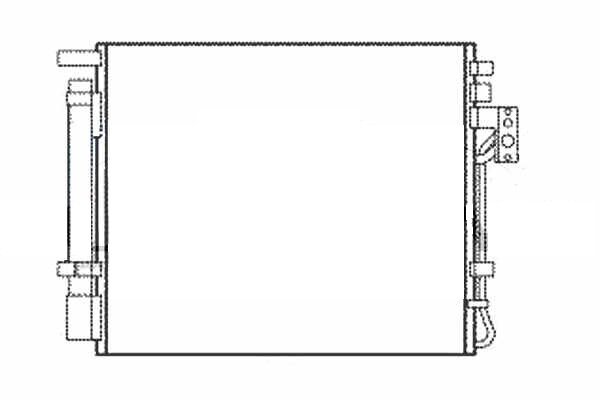 Kondenzator klime 4172K82X - KIA SORENTO 09-16