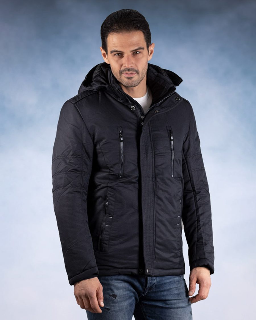Muška zimska jakna – Sportska i Casual – 82701-2 – Teget