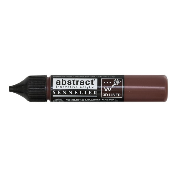 Sennelier Abstract Abstract 3D liner 27ml Burnt Sienna