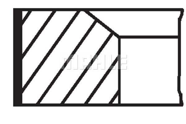 Komplet klipnih prstenova 00136N0 - Mercedes-Benz