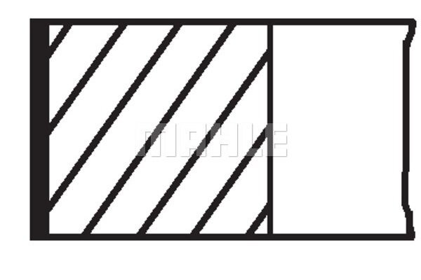 Komplet klipnih prstenova 00726N0 - Autobianchi, Citroen, Fiat, Peugeot