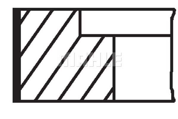 Komplet klipnih prstenova 00932N0 - Fiat, Lancia