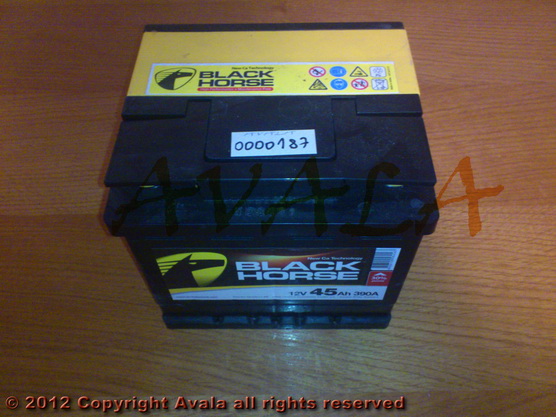 Akumulator 12V 45Ah +L 390A Black Horse *10000187*
