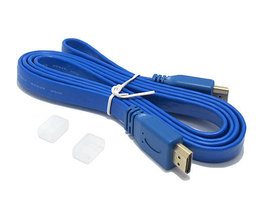 HDMI kabal na HDMI 1.5m FLAT plavi