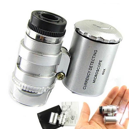 Mikroskop minijaturnih dimenzija 50x – 2LED i UV osvetljenje