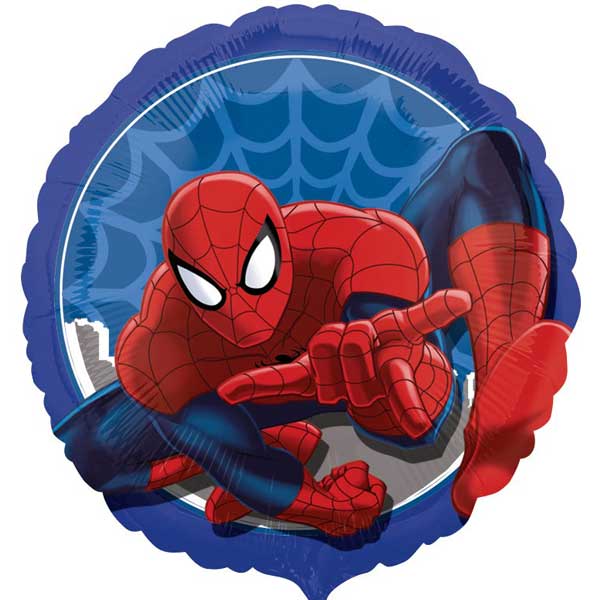 Spiderman okrugli folija balon
