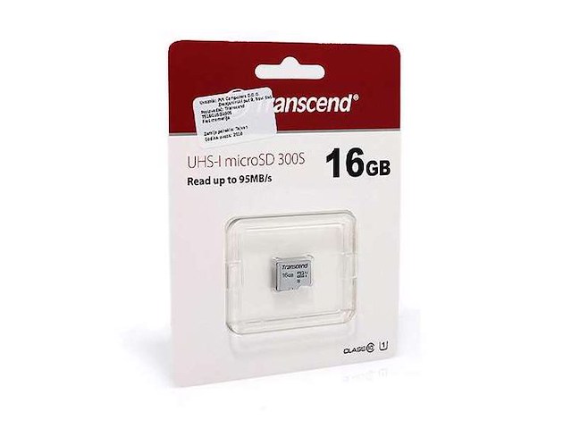 Memorijska kartica Transcend Micro SD 16GB Class 10 - 400X