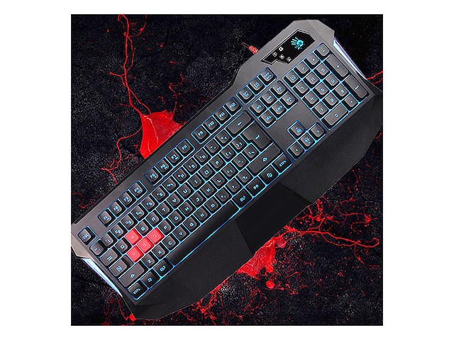 Tastatura gejmerska zicna Bloody B130 (US) crna A4TECH