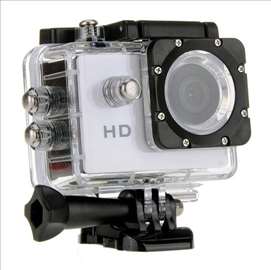 A7 HD sportska vodootporna kamera, siva