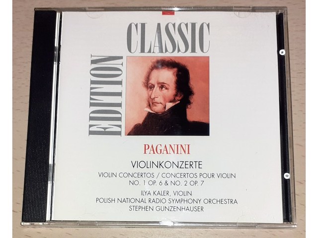 Paganini - Violin concertos No.1 Op.6, No.2 Op.7