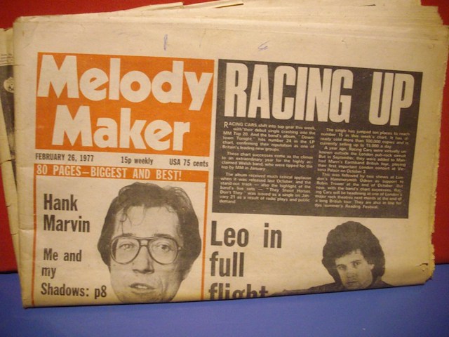 MELODY MAKER, 26. februar 1977.