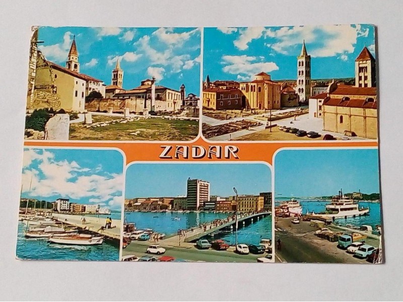 Zadar Hrvatska - Stari Automobili Čamci Brodovi - Čist