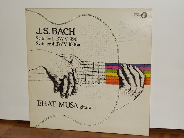 J.S. Bach - Ehat Musa, gitara (autogram)