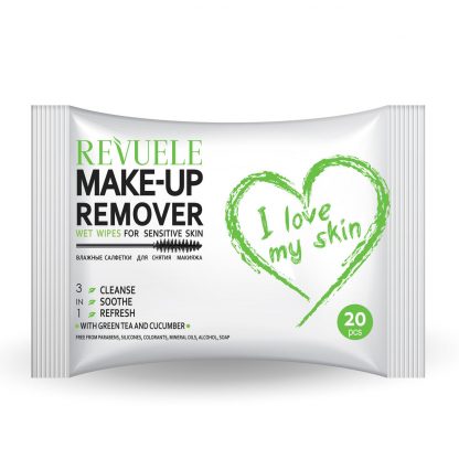 Maramice za skidanje šminke za osetljivu kožu REVUELE Sensitive Skin 20/1