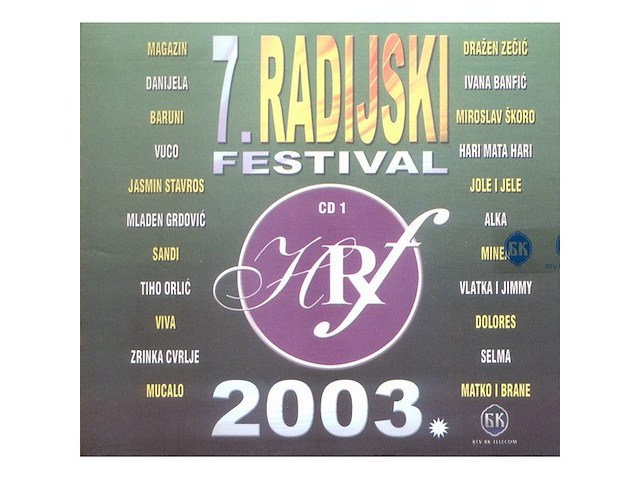Various ‎– 7. Radijski Festival HRF 2003. CD1