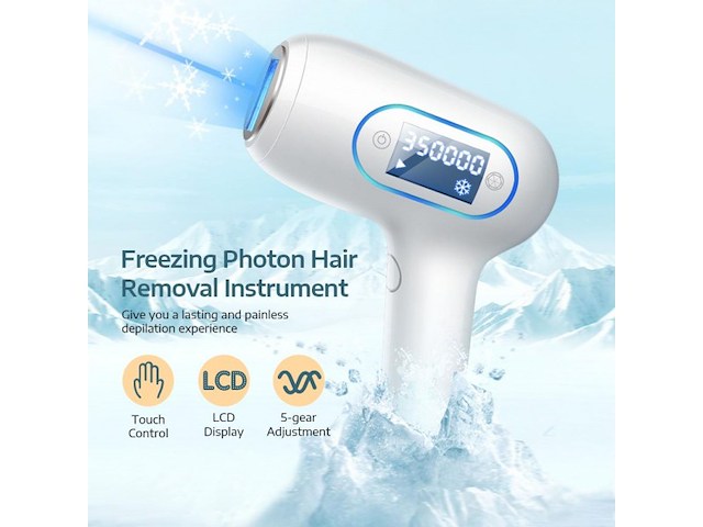 K SKIN LCD Freezing Photon Epilator za telo