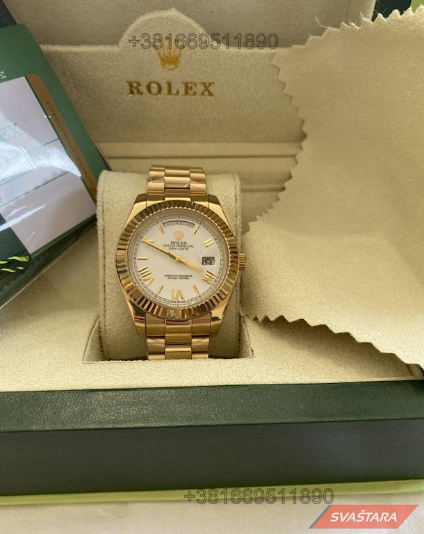 Rolex Day-Date Gold White President