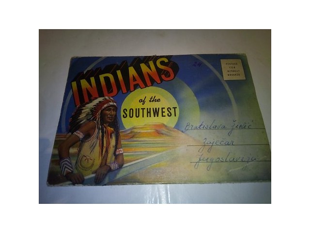 Indians of the southwest razglednice ne koriscene