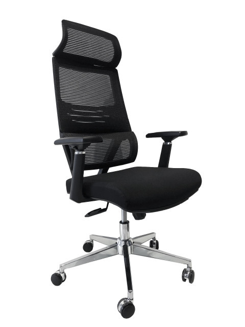 Kancelarijska stolica FA-6080 od mesh platna - Crna