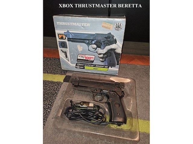 XBOX Thrustmaster Beretta Light Gun - RARITET