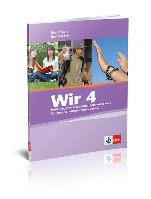 „Wir 4”, nemački jezik za osmi razred osnovne škole, udžbenik za četvrtu godinu učenja i CD