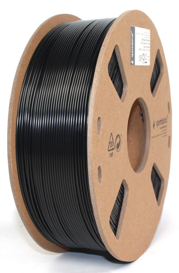 3DP-ABS1.75-01-BK ABS Filament za 3D stampac 1.75mm, kotur 1KG BLACK