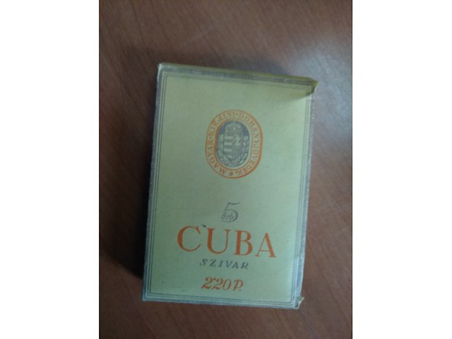 Kutija cigareta : Cuba Szivar