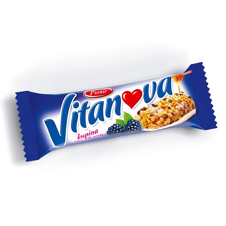Vitanova žitni bar žitarice kupina 25g Pionir